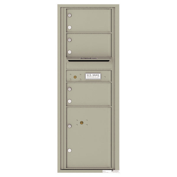 4C Commercial Mailbox, Wall Mt. USPS Approved, Total Tenant compartmen ...
